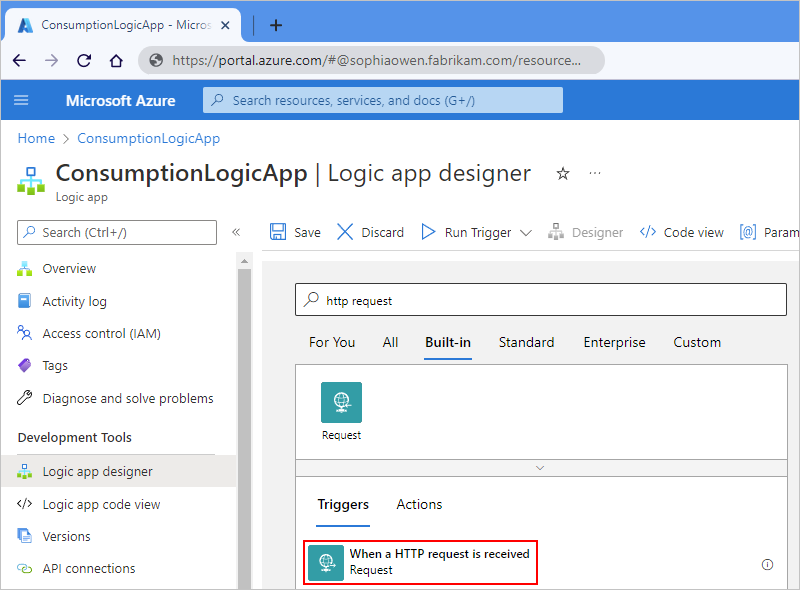 Calling Azure Logic App through C# code - Microsoft Q&A