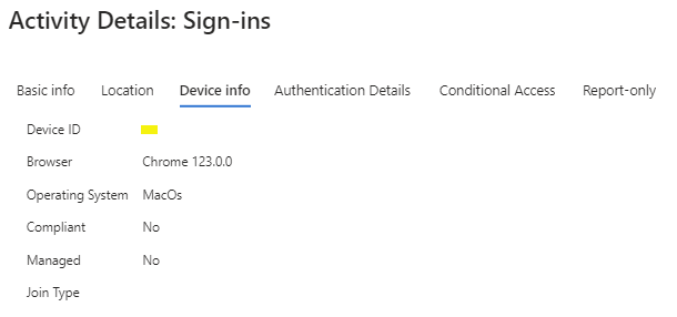 Device name/ID unavailable for MAC OS in the Azure Sign-in logs ...