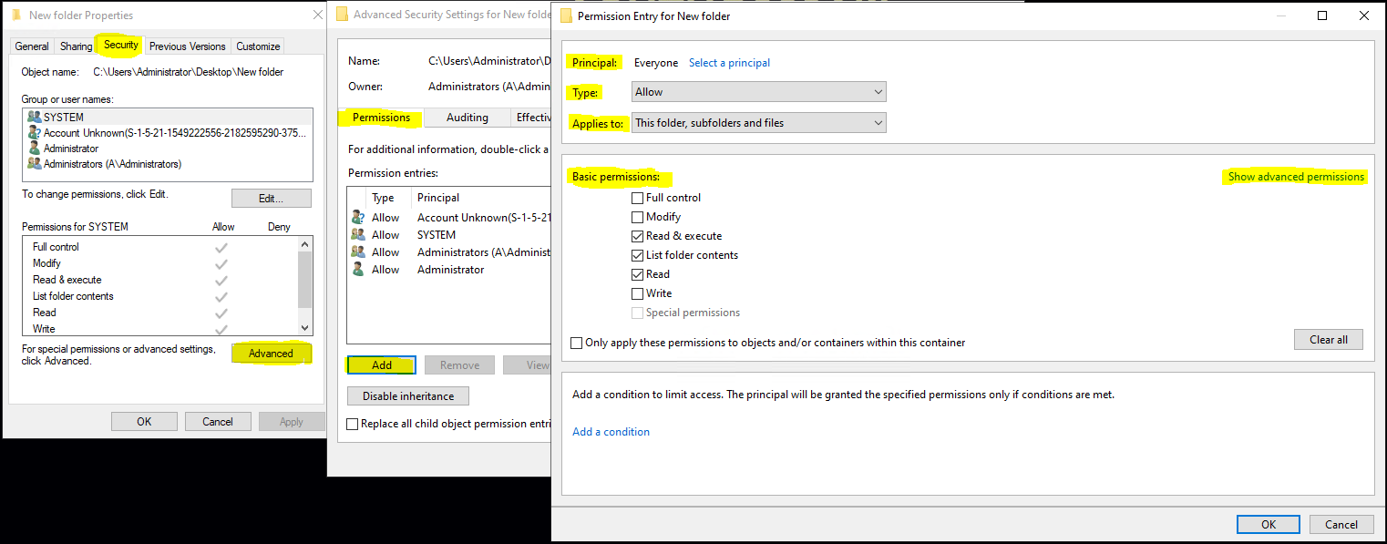 how do I allow folder permissions to other user accounts? - Microsoft Q&A