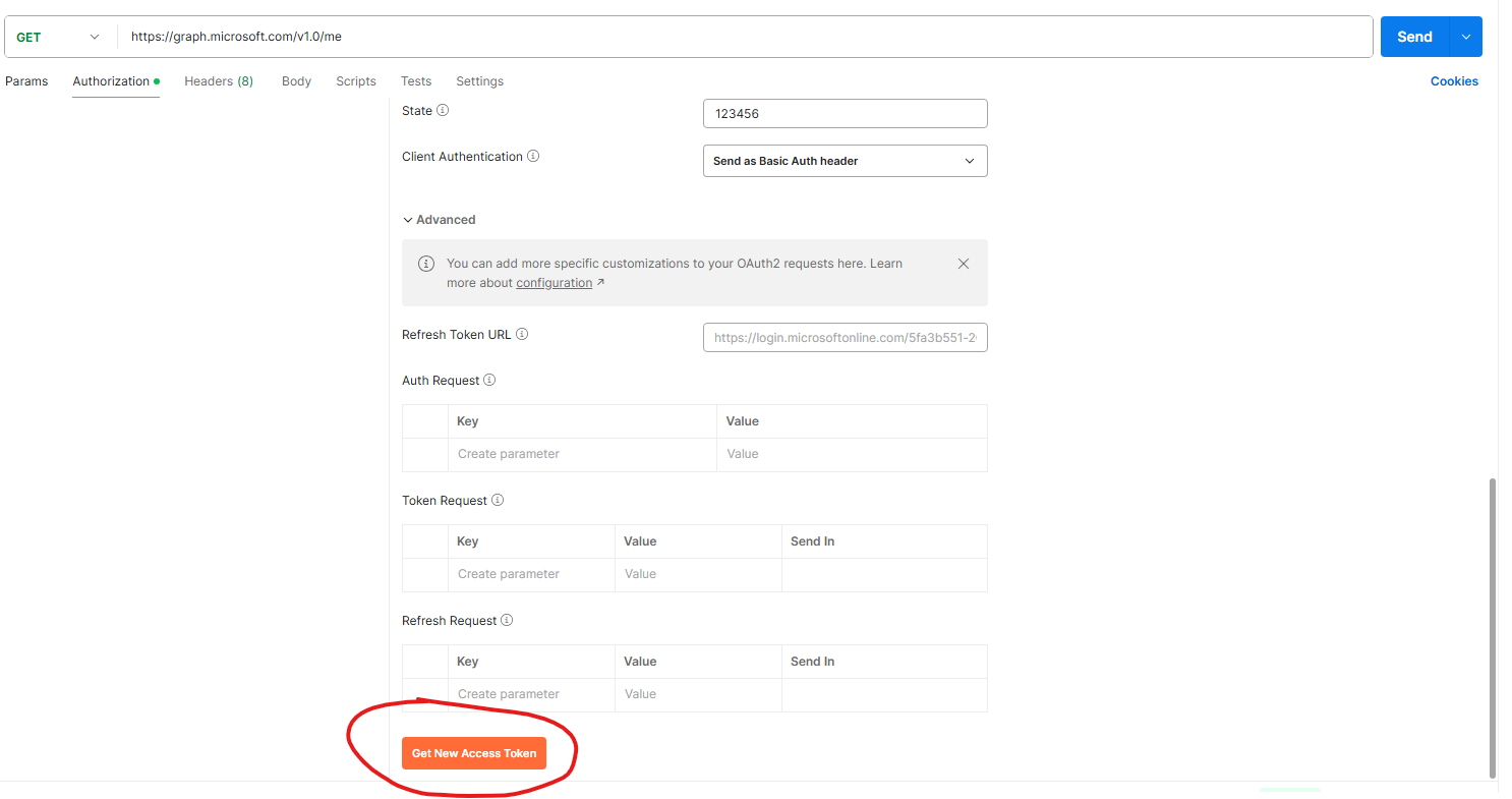 Postman Testing for Apps in Entra gives "error": "invalid_request ...