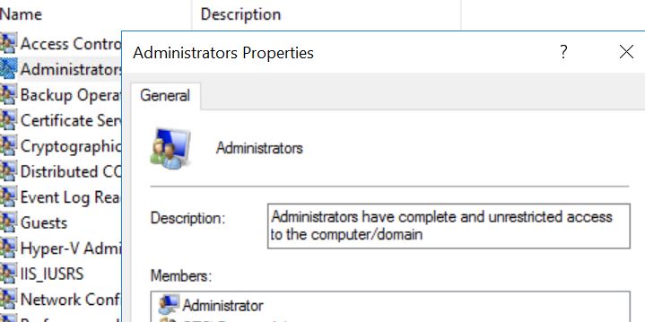 Member from administrative group disappear in SQLServer - Microsoft Q&A