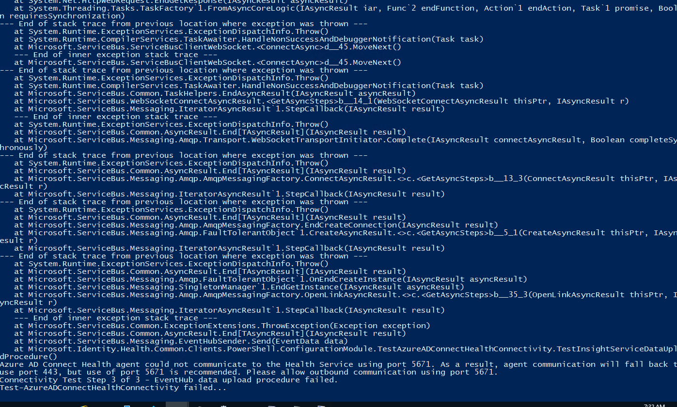 Azure Ad Sync Health Service Issues Microsoft Qanda 