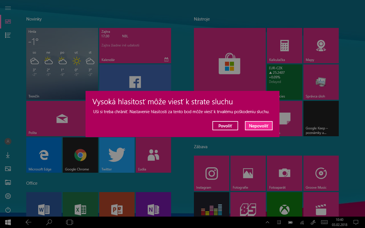 Problém so zvukom – slúchadlá, nastavenie hlasitosti, ochrana sluchu ...