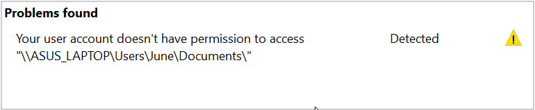 Cannot access documents folder on another computer which is on the same ...