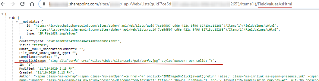 Publishing Image not rendering using spfx - Microsoft Q&A