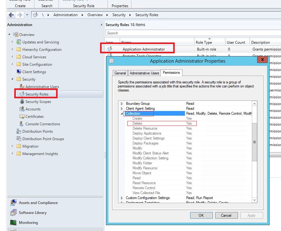 Prevent MECM Collection Deletion? - Microsoft Q&A