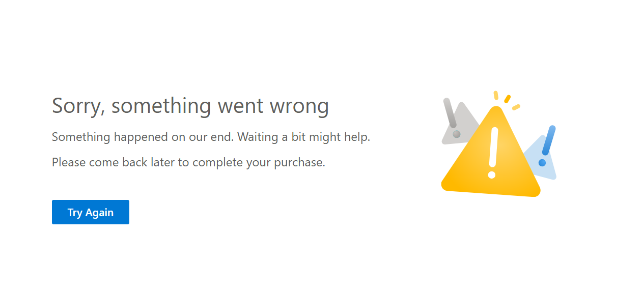 Cannot complete signing up for Microsoft 365 premium (for college ...