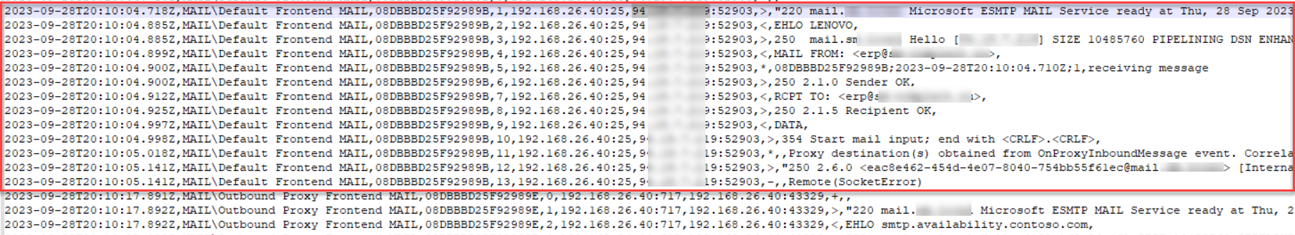 SMTP protocol 587 does not work correctly - Microsoft Q&A