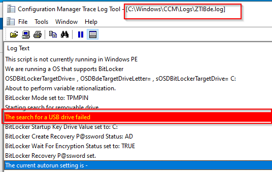 Udi Designer And Ts And Bitlocker Issue With Sccm Microsoft Qanda