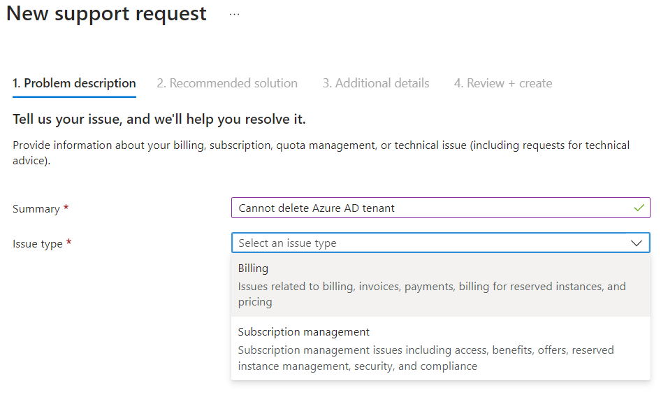 Cannot delete tenant Default directory - Microsoft Q&A