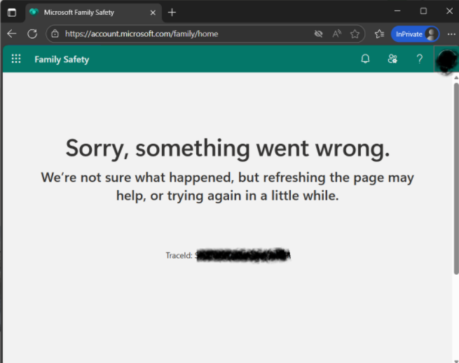 Browsers including Edge across all platforms always get an error ...