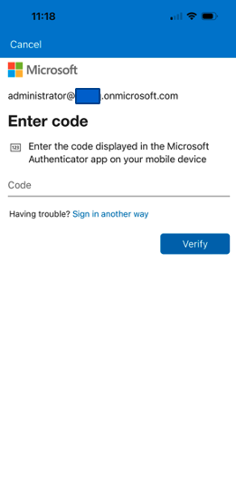Cannot log into administrator account for M365 dev tenant since getting new mobile device ...