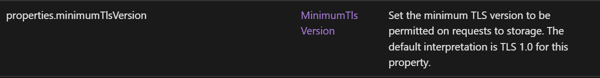 Create Storage Account Minimum TLS Version - Microsoft Q&A Create Storage Account Minimum TLS Version - Microsoft Q&A