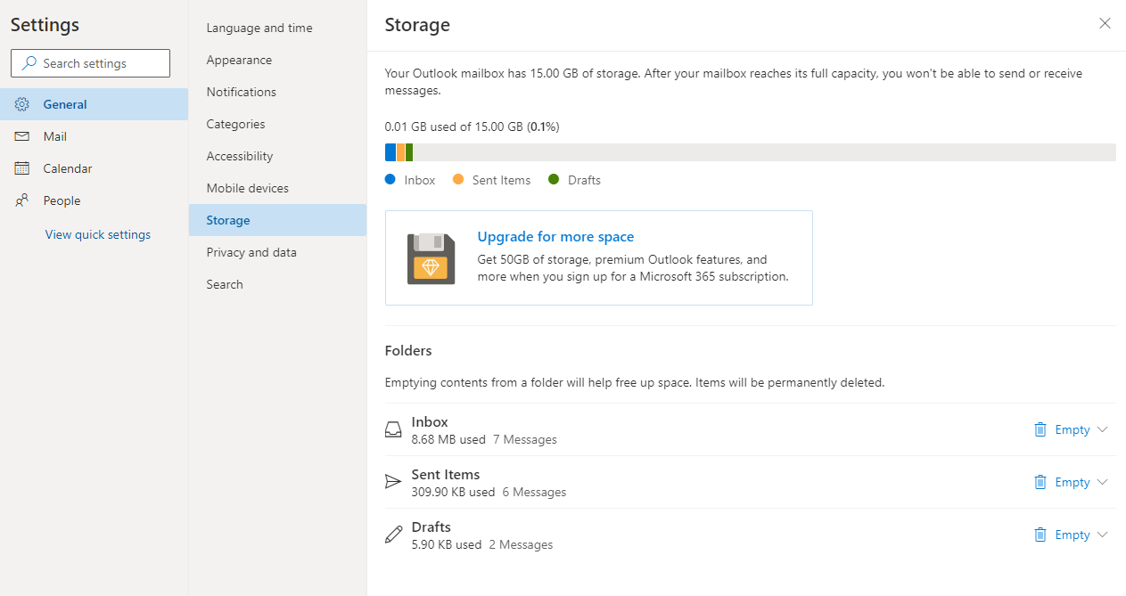 How to Increase Outlook Email Storage Capacity - Microsoft Q&A