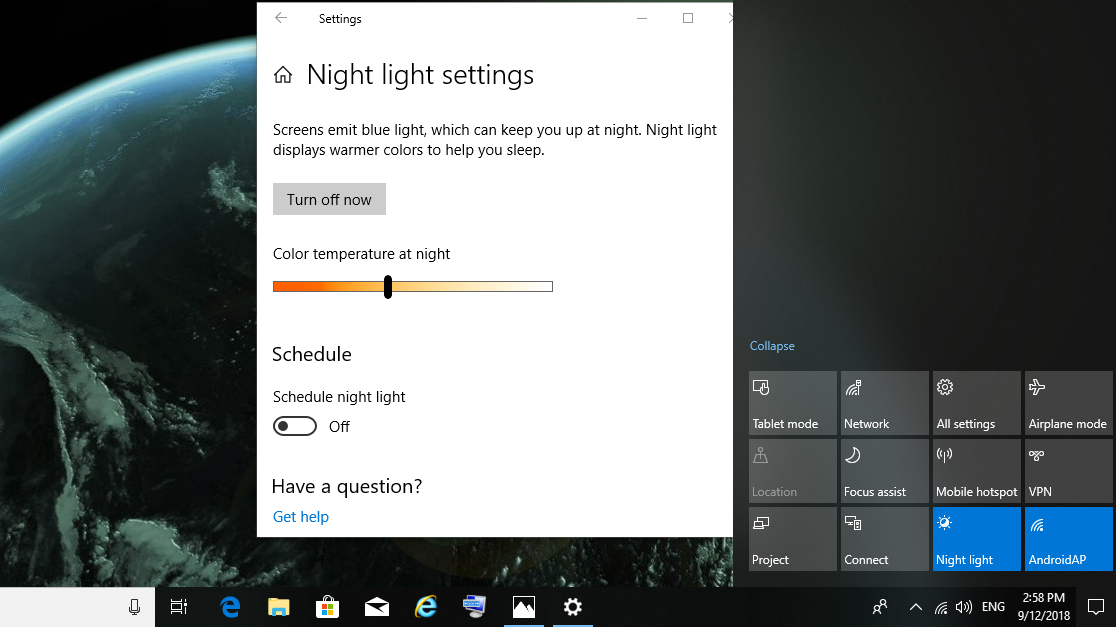 Night Light not working in Windows 10 latest version1803 (SOLVED 100 % ...