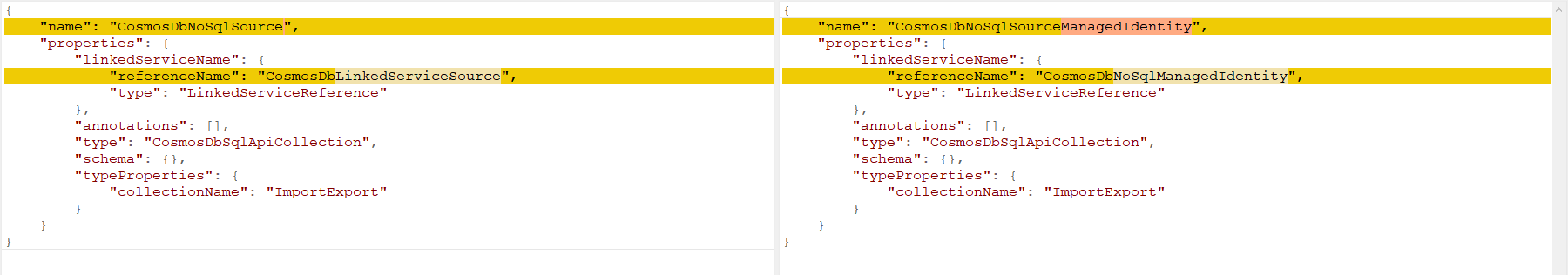 Detect Datetime Setting Ignored When Using Managed Identity For Connecting To Cosmosdb Source