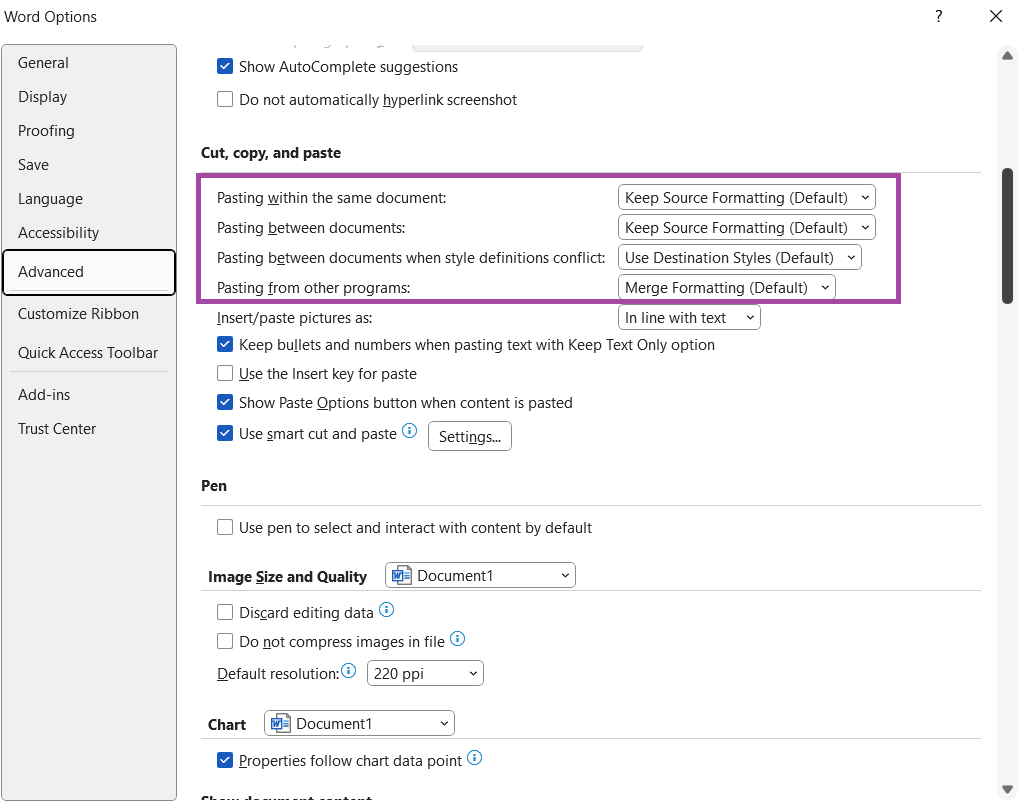 Pasting content from one template to another (using Keep Source Formatting) with the same ...