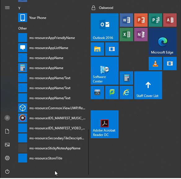 Fslogix Uwp App Issue On Start Menu Microsoft Qanda 