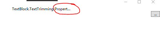 Why TextTrimming="CharacterEllipsis" doesn't work? - Microsoft Q&A