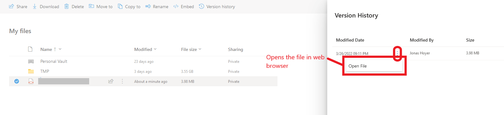 Unable to open pdfs in one drive web - Microsoft Q&A