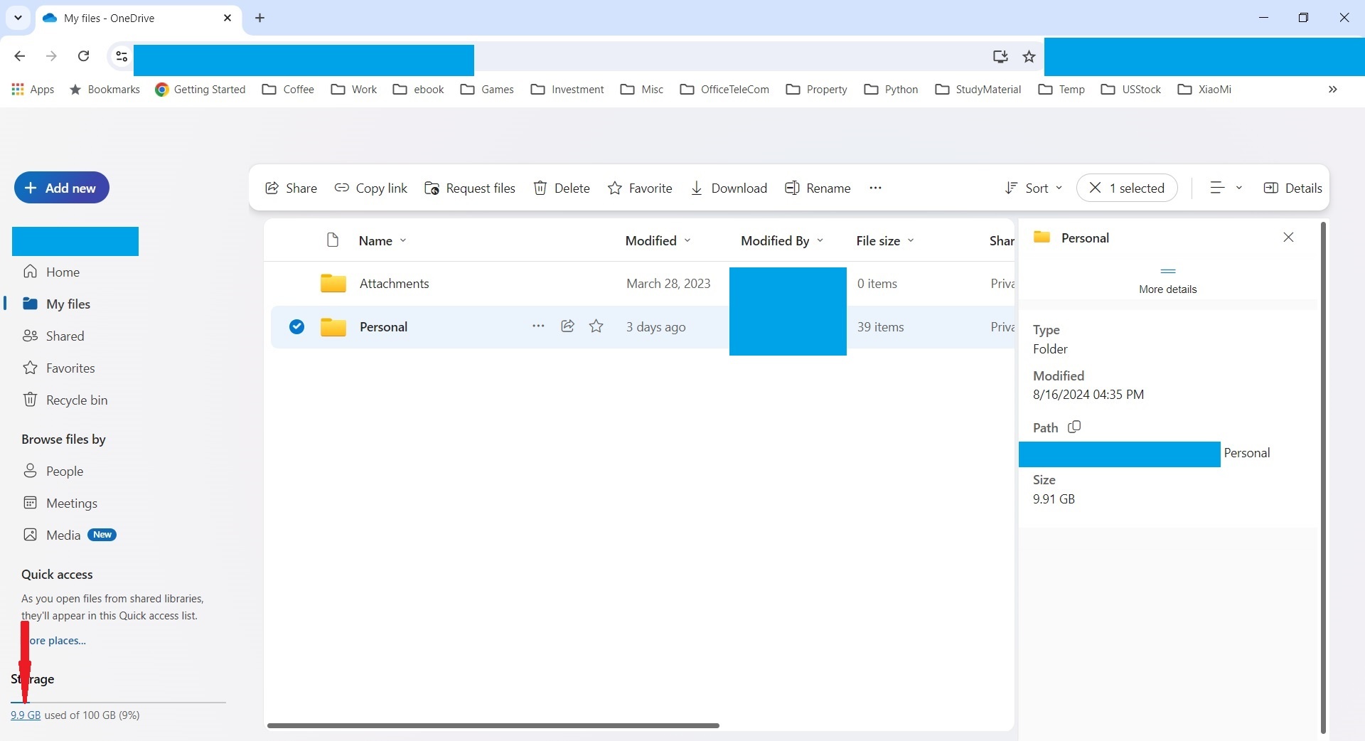 OneDrive - Discrepancy between Size on PC and Size on Storage Used ...