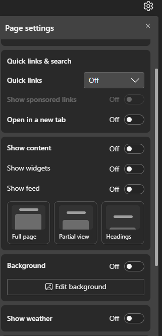 disable MSN on Edge - Microsoft Q&A