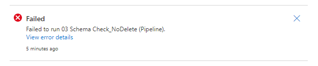 Synapse Failed - Bad Request Error - Microsoft Q&A