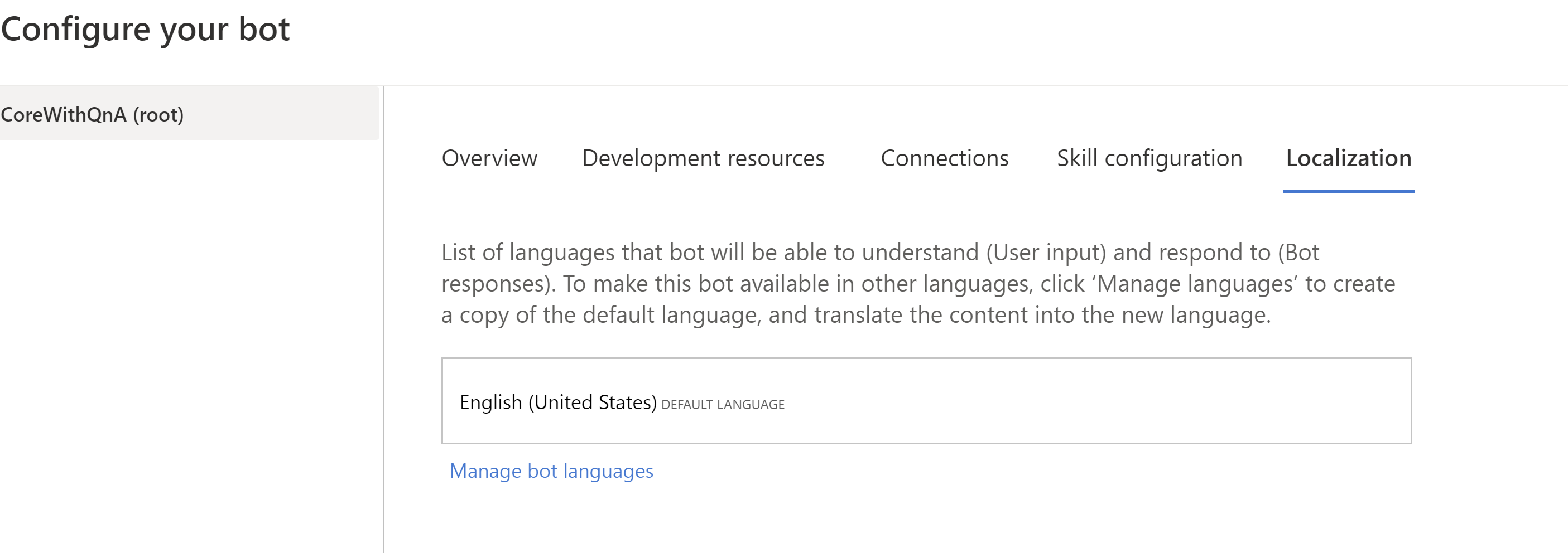 I can not change the language from the template using healthchatbot ...
