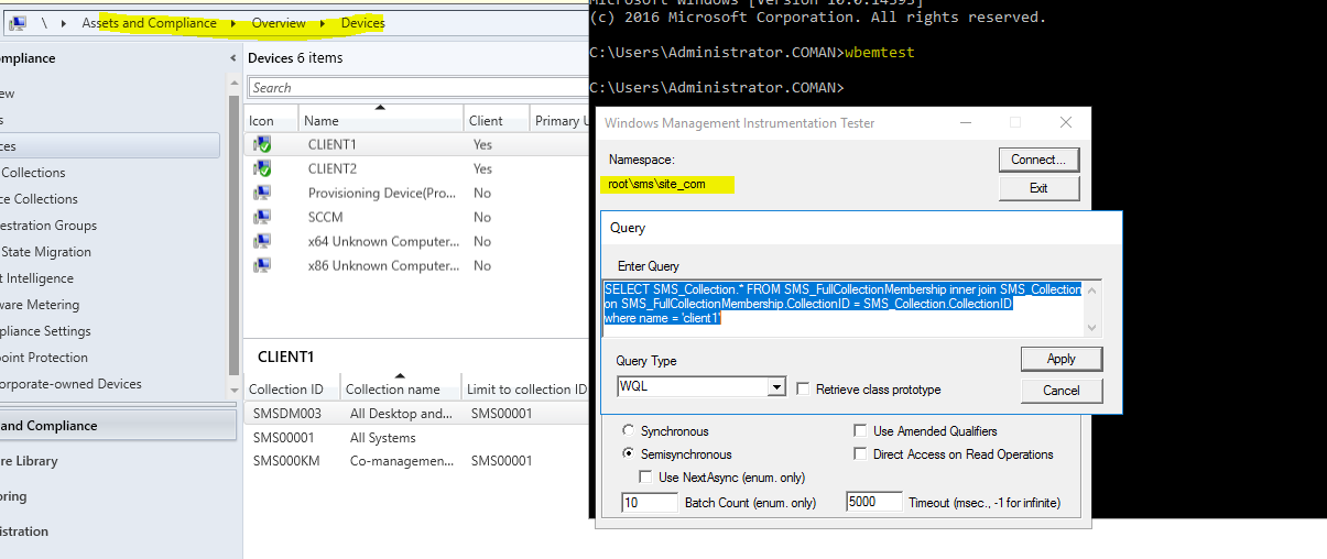 Wmi For Mecm Client View Deployments Microsoft Qanda