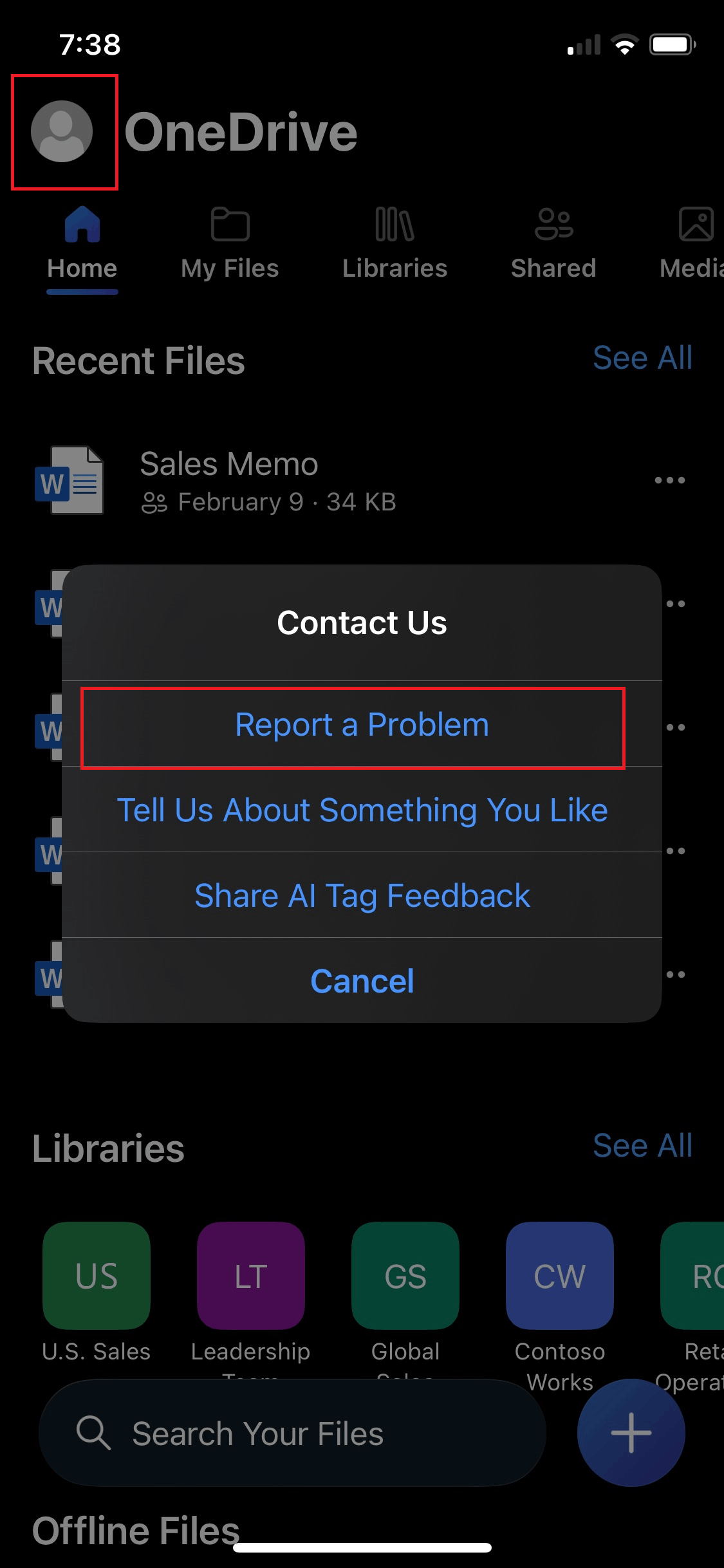 Option to take photos in iOS OneDrive app removed? (2.4.25) - Microsoft Q&A