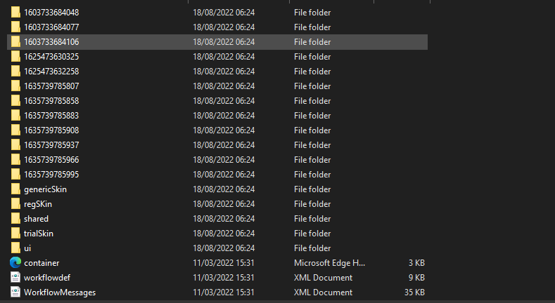 Does anyone know why there are so many files on my PC named WORKFLOW ...