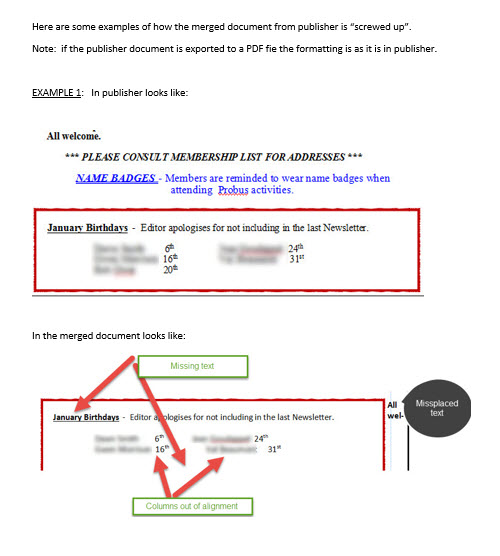 Mail Merge from Publisher - Microsoft Q&A