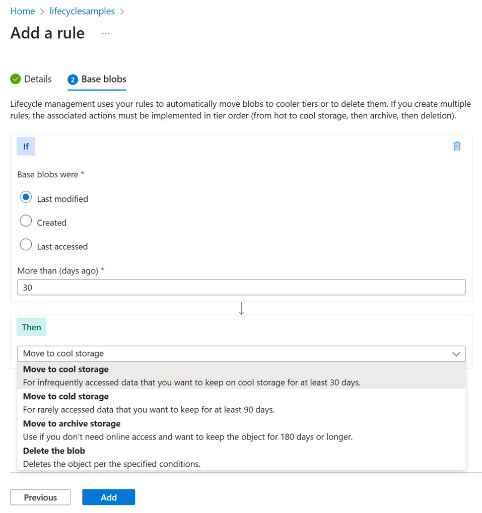 Auto deletion of files from blob container - Microsoft Q&A Auto deletion of files from blob container - Microsoft Q&A