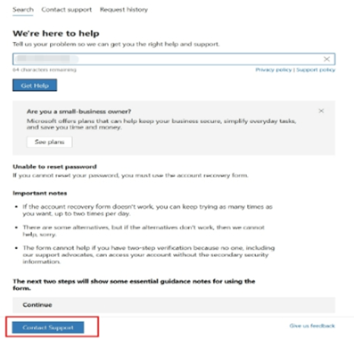 How do I contact support? - Microsoft Q&A