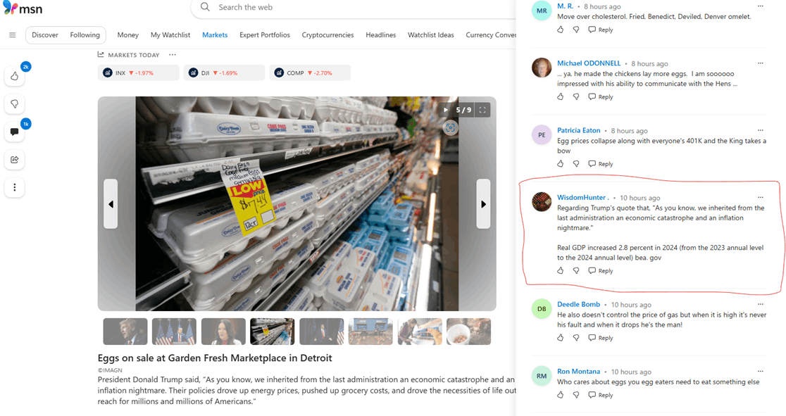 Why is my comment to a news story on MSN being rejected? - Microsoft Q&A
