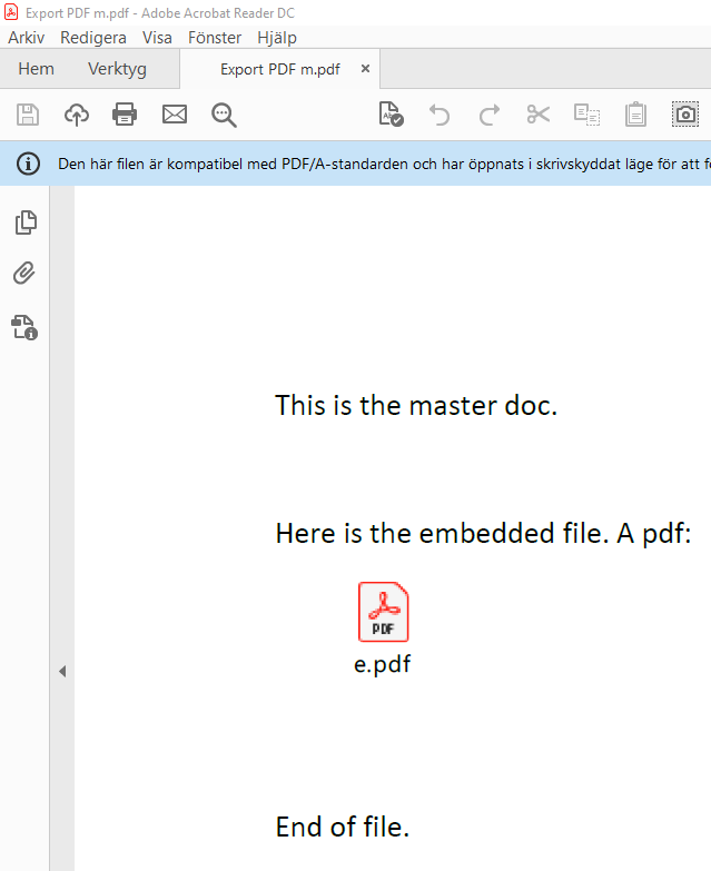 Create pdf from word with embedded documnets - Microsoft Q&A