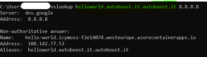 Azure DNS records do seem to work - Microsoft Q&A
