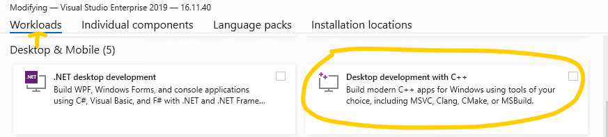 Azure pipeline failing in windows build due to visual studio 2019 erro - Microsoft Q&A