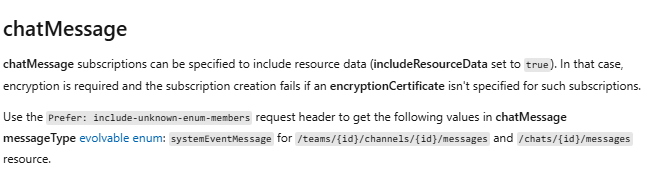 graph api create subscription for teams messages fails with error code ...