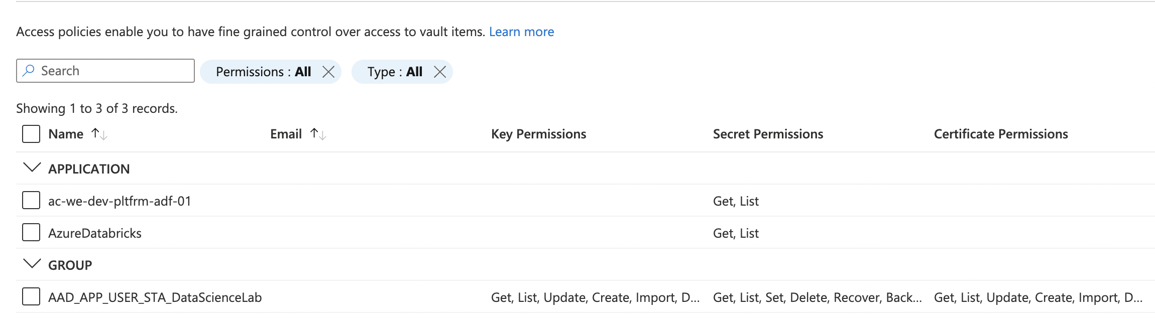 Keyvault | Add access policy for AzureDatabricks with bicep - Microsoft Q&A Keyvault | Add access policy for AzureDatabricks with bicep - Microsoft Q&A