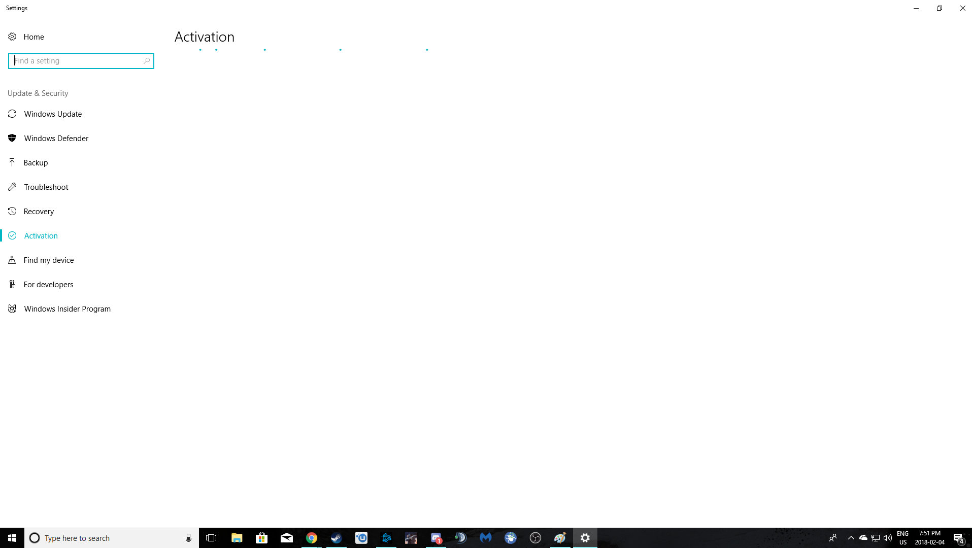 Activate Windows 10 popup, Activation screen not loading OR gives error ...
