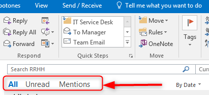 Outlook Tabs - Microsoft Q&A