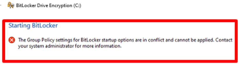 BitLocker Drive Encryption Failure - Microsoft Q&A