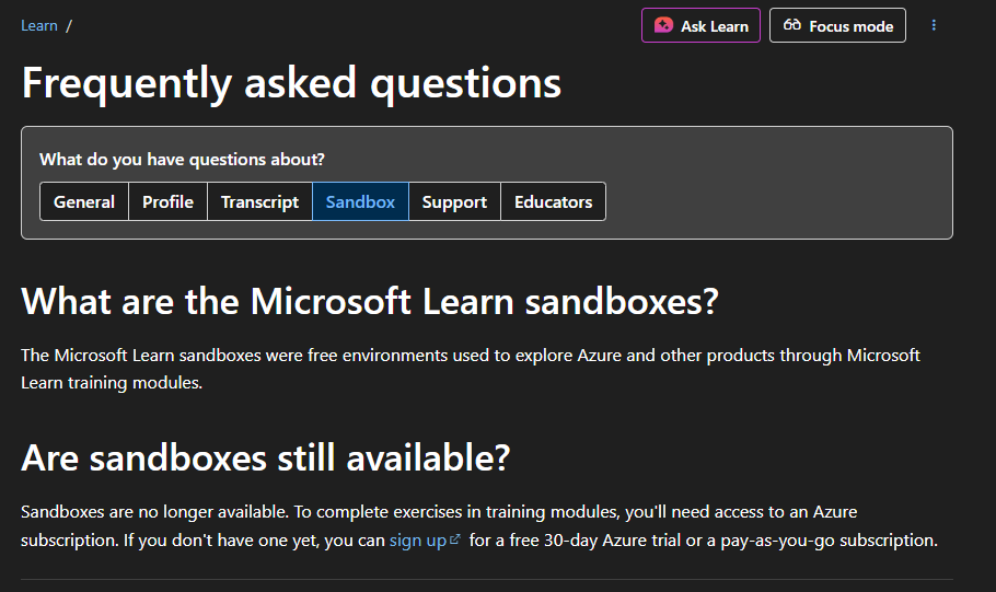 How to open the sandbox in the development program ? - Microsoft Q&A