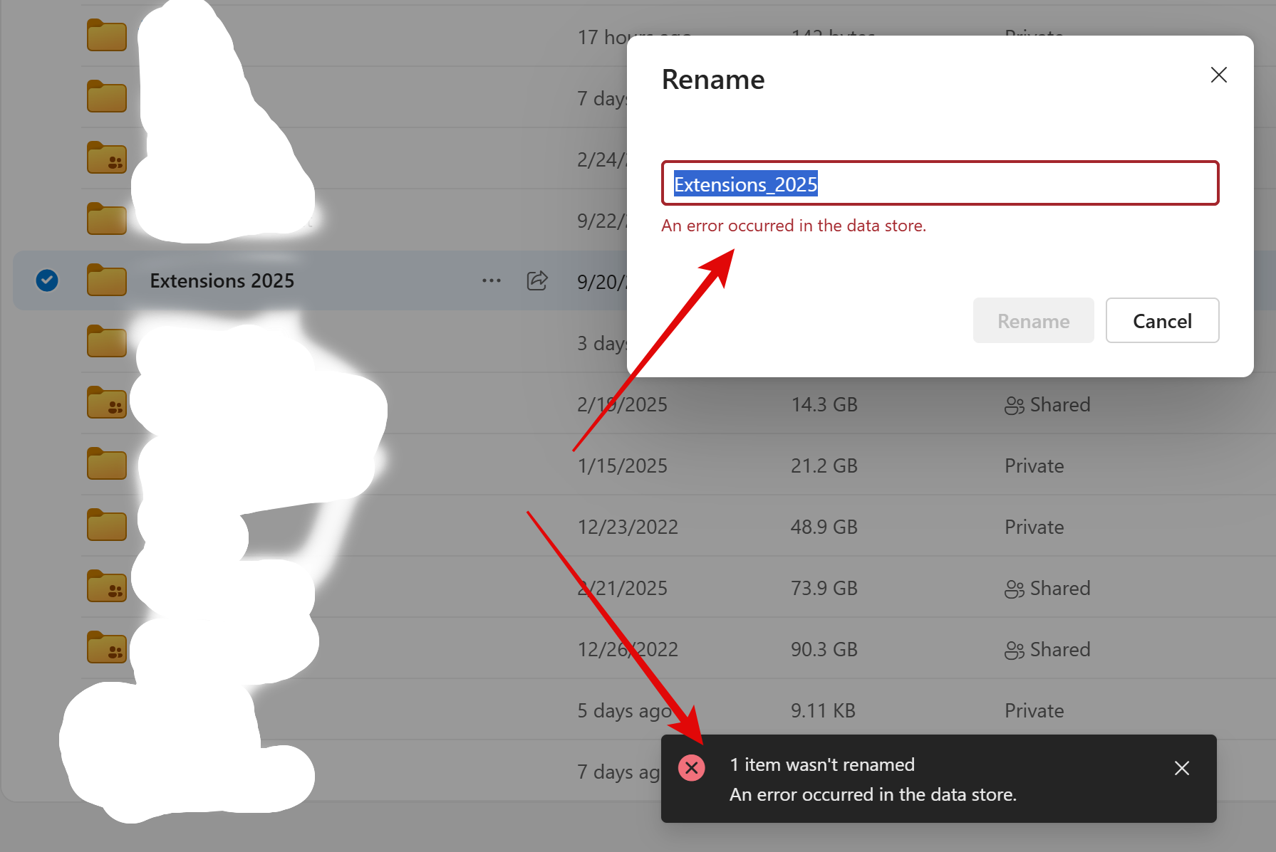Critical OneDrive Web Issues: Unable to Rename Folders & Incorrect ...