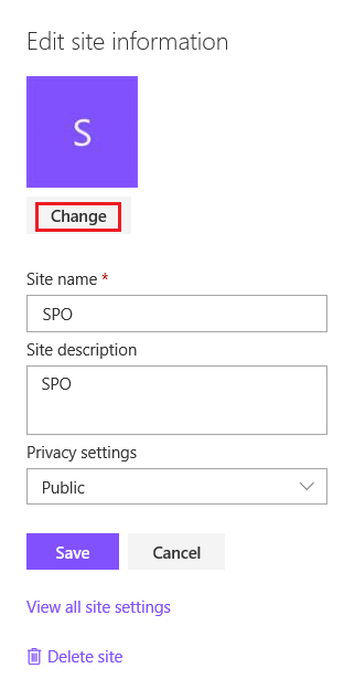 Change Sharepoint site logo? - Microsoft Q&A
