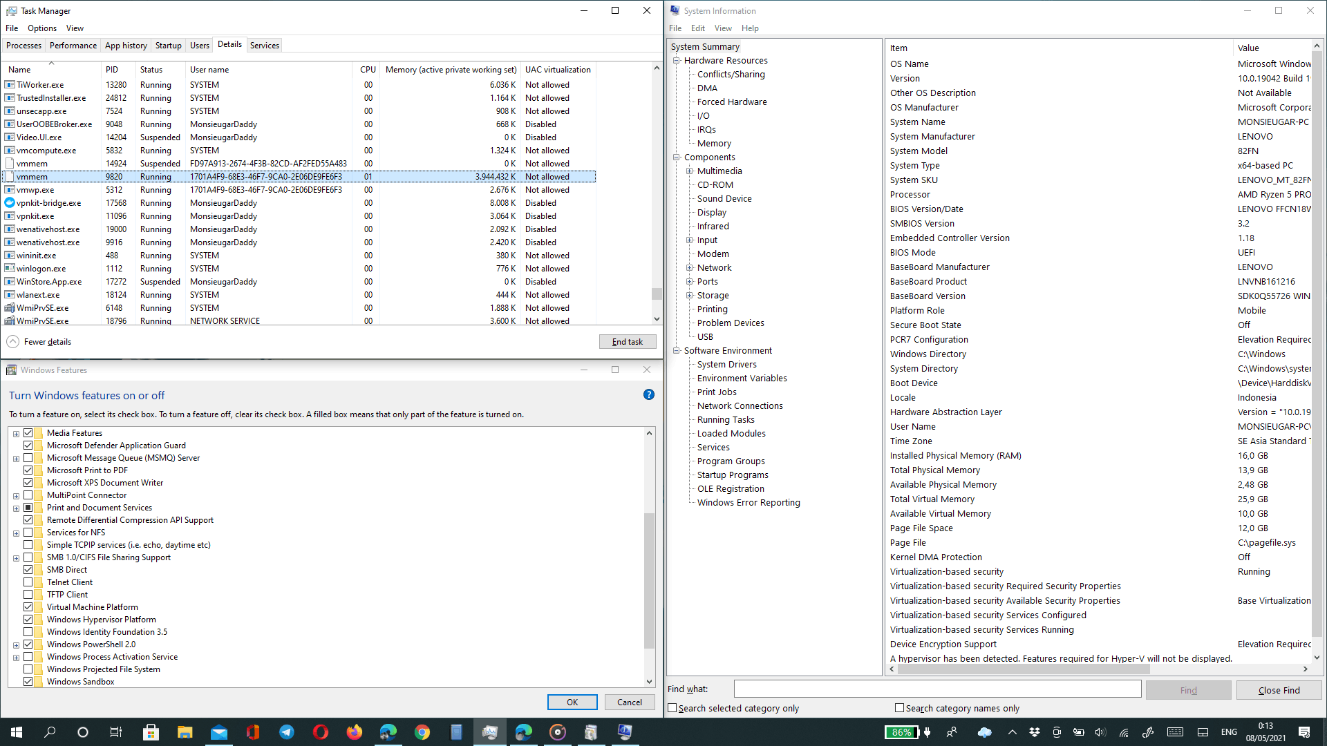 Unidentified Vmmem Process is Siphoning my RAM! - Microsoft Q&A