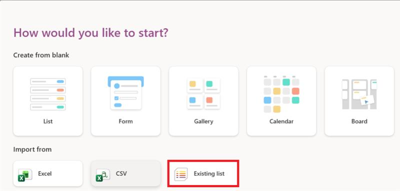 How can I move a list created in "my Lists" to a team site? - Microsoft Q&A