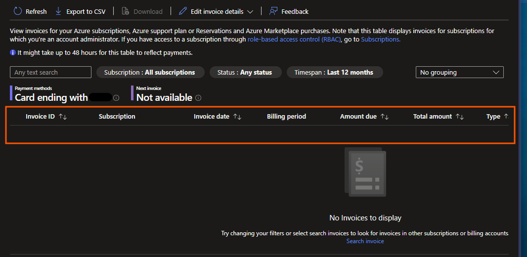 Orphan tenant Billing - Microsoft Q&A