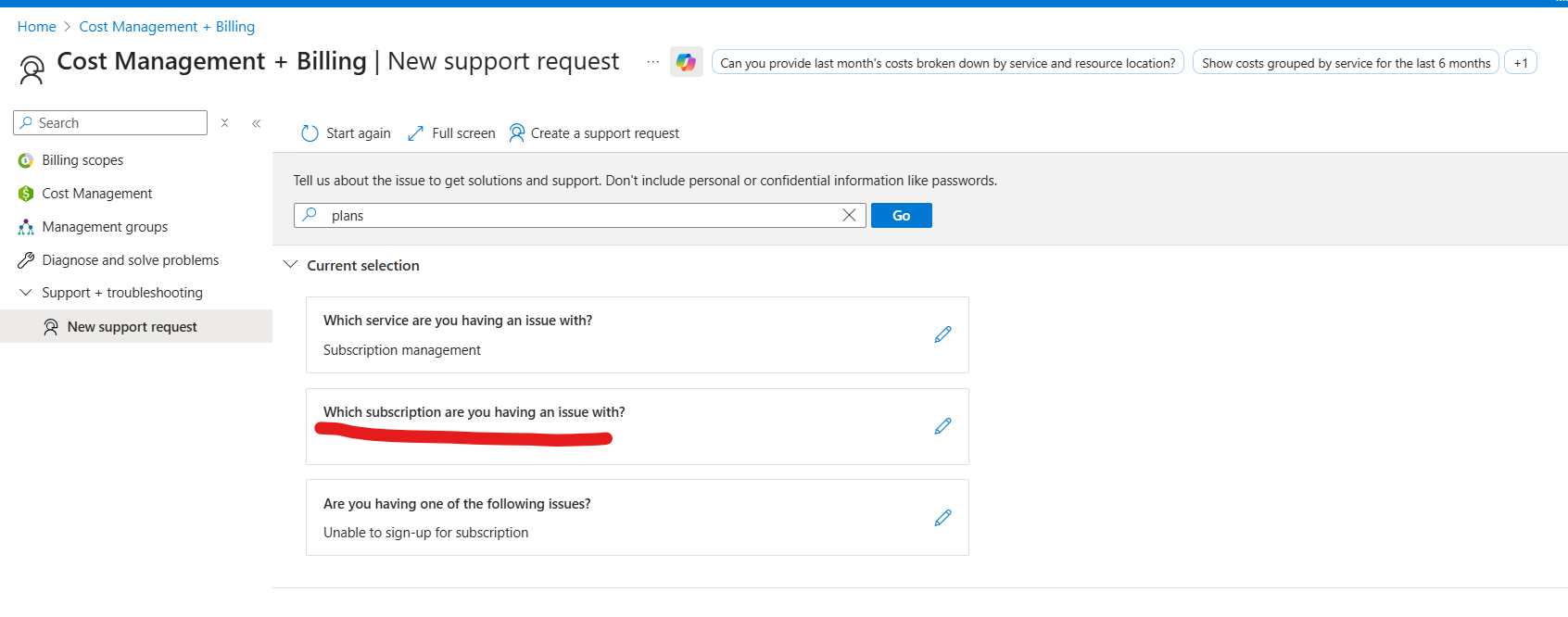 Not all Azure plans are enabled - Microsoft Q&A